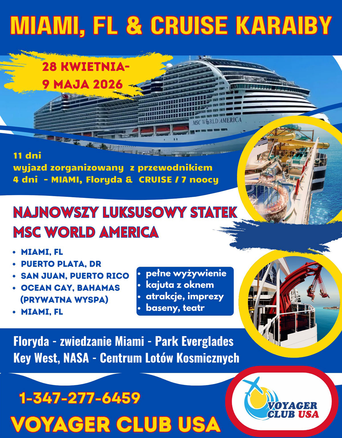 Miami - Rejs Karaiby - Voyager Club USA